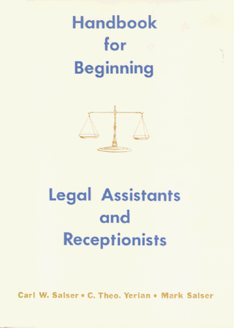Buy Handbook for Beginning Legal Assistants and Receptionists Book ...
