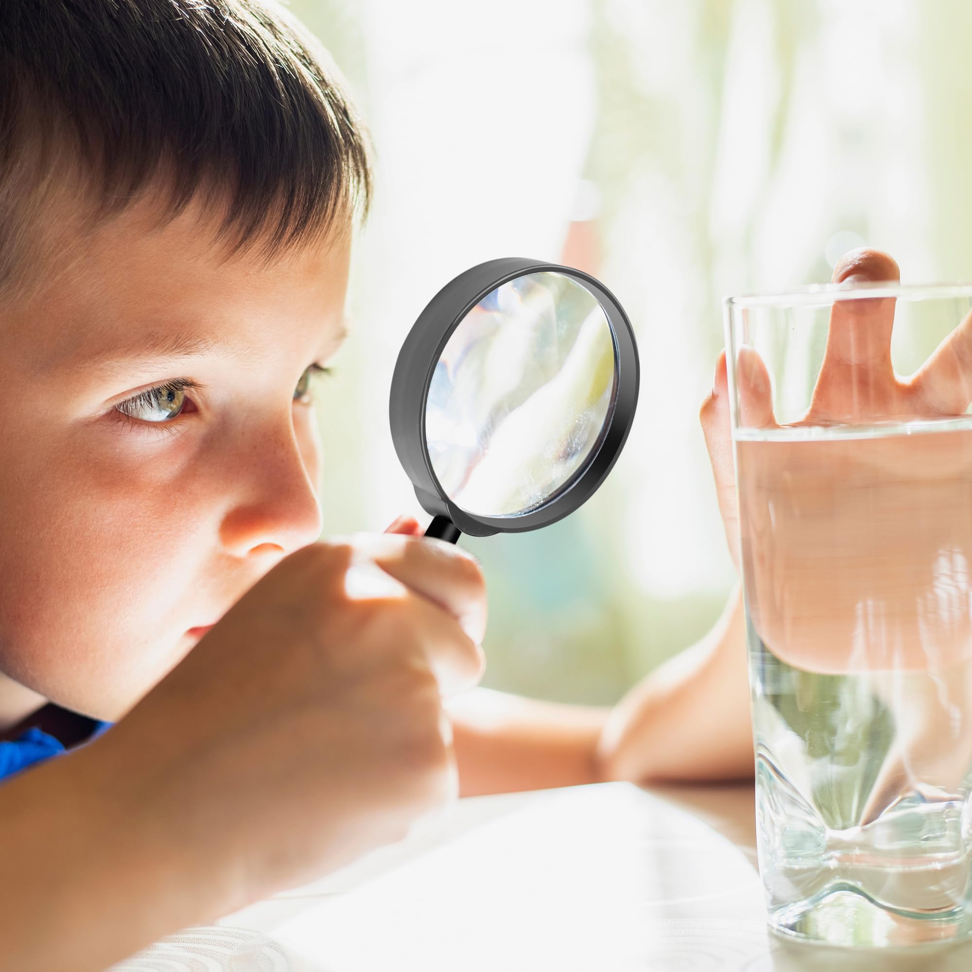 Snapklik.com : Elcoho 12 Pack Handheld Magnifier Plastic Magnifying ...