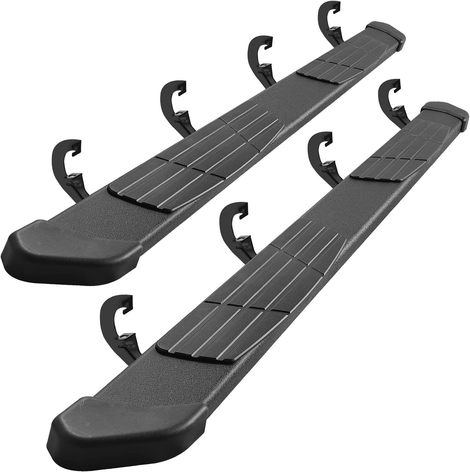 Amazon.com: APS Black OE Style Running Boards Compatible with Chevy ...