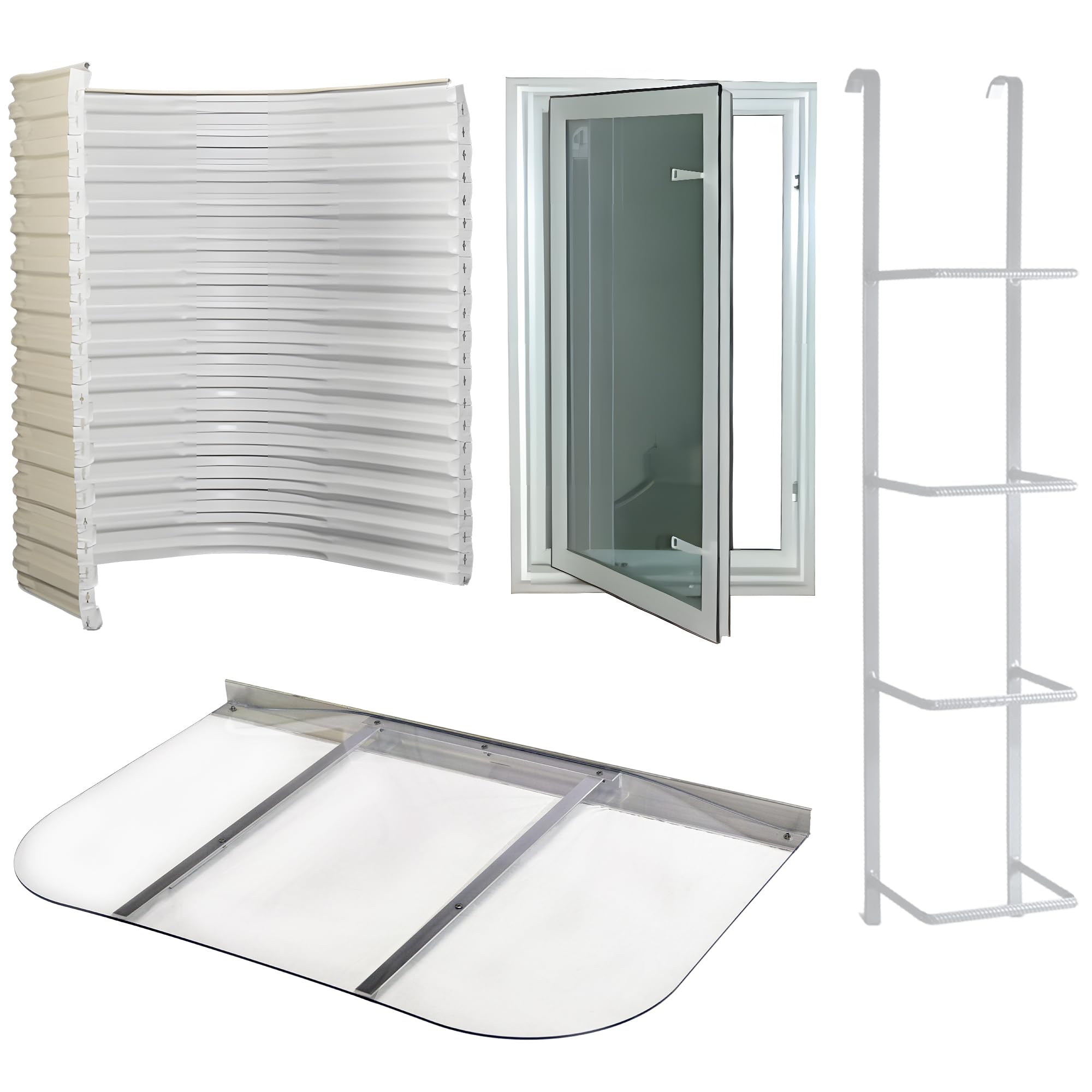 Window Well Supply - Egress Window Well Cover Kit with Window Well ...