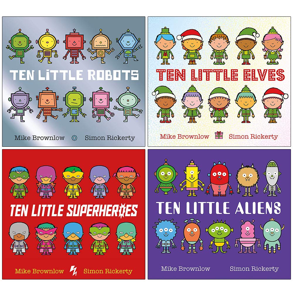 Mike Brownlow Ten Little Series 2 Collection 4 Books Set (Ten Little ...