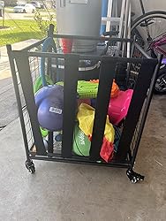 Amazon.com: Oududianzi Ball Storage, Ball Holder, Rolling Sports Ball ...