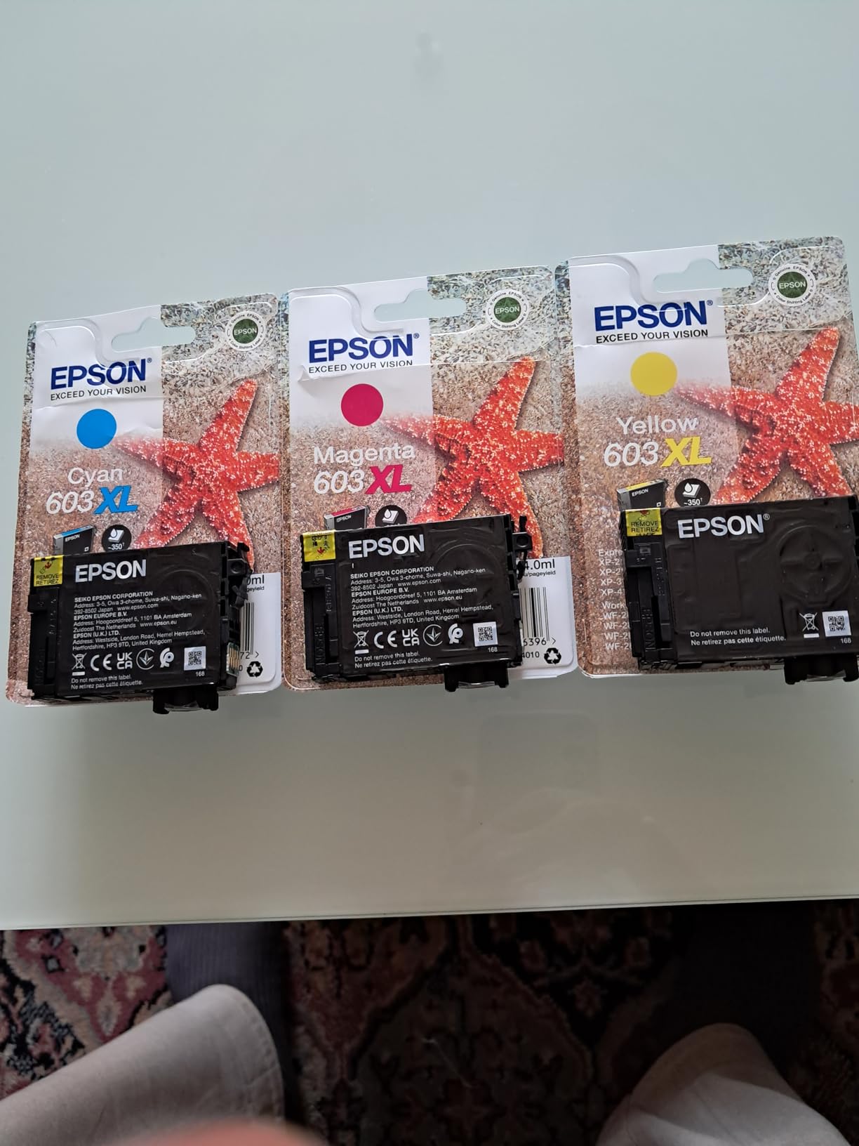 Epson 603XL Black Starfish High Yield Genuine, Ink Cartridge : Amazon ...