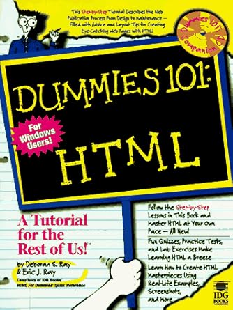 Dummies 101 Html (For Dummies): 9780764500329: Computer Science Books ...