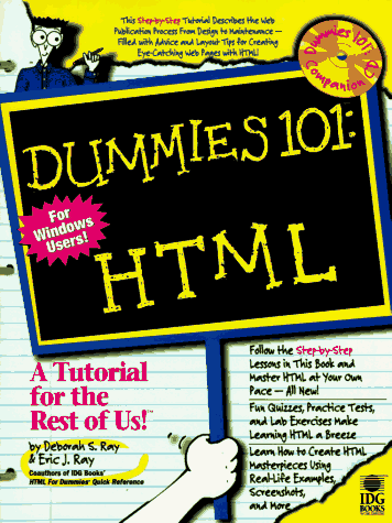 Dummies 101 Html (For Dummies): 9780764500329: Computer Science Books ...