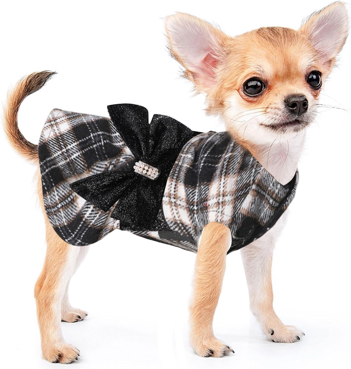 Amazon.com : Dog Sweater Dresses for Small Dogs Male Female - New Year ...