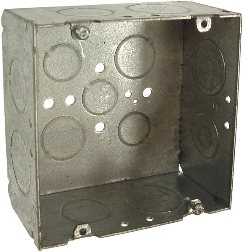 Raco Hubbell 680 2-Device, 2-1/8-Inch Deep, 1/2-Inch Side Knockouts 4 ...