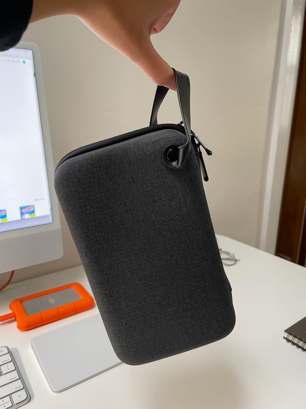 JETech Travel Accessories Organizer Case, Portable Electronic Pouch ...