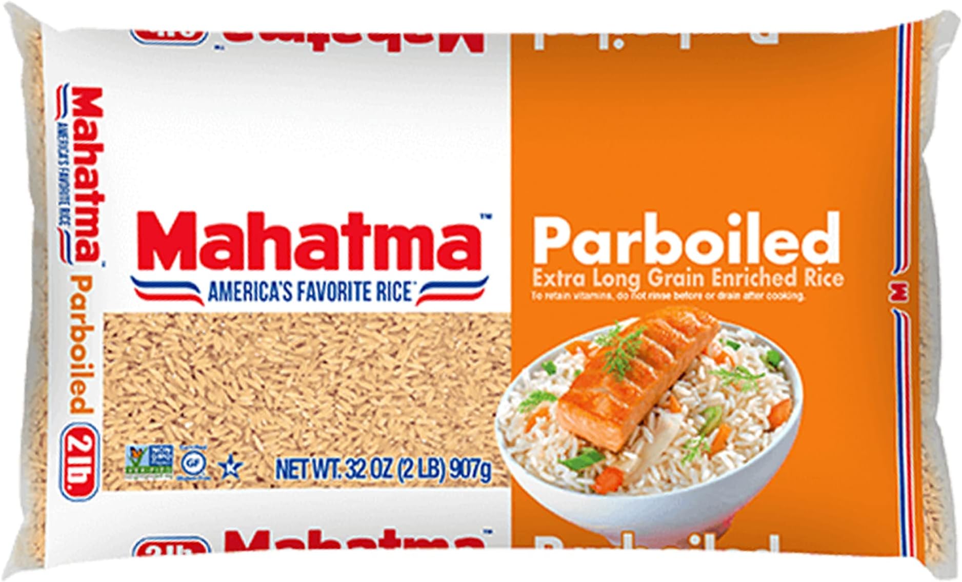 Amazon.com: Mahatma Extra Long Grain Enriched Parboiled Rice/Gold Rice ...