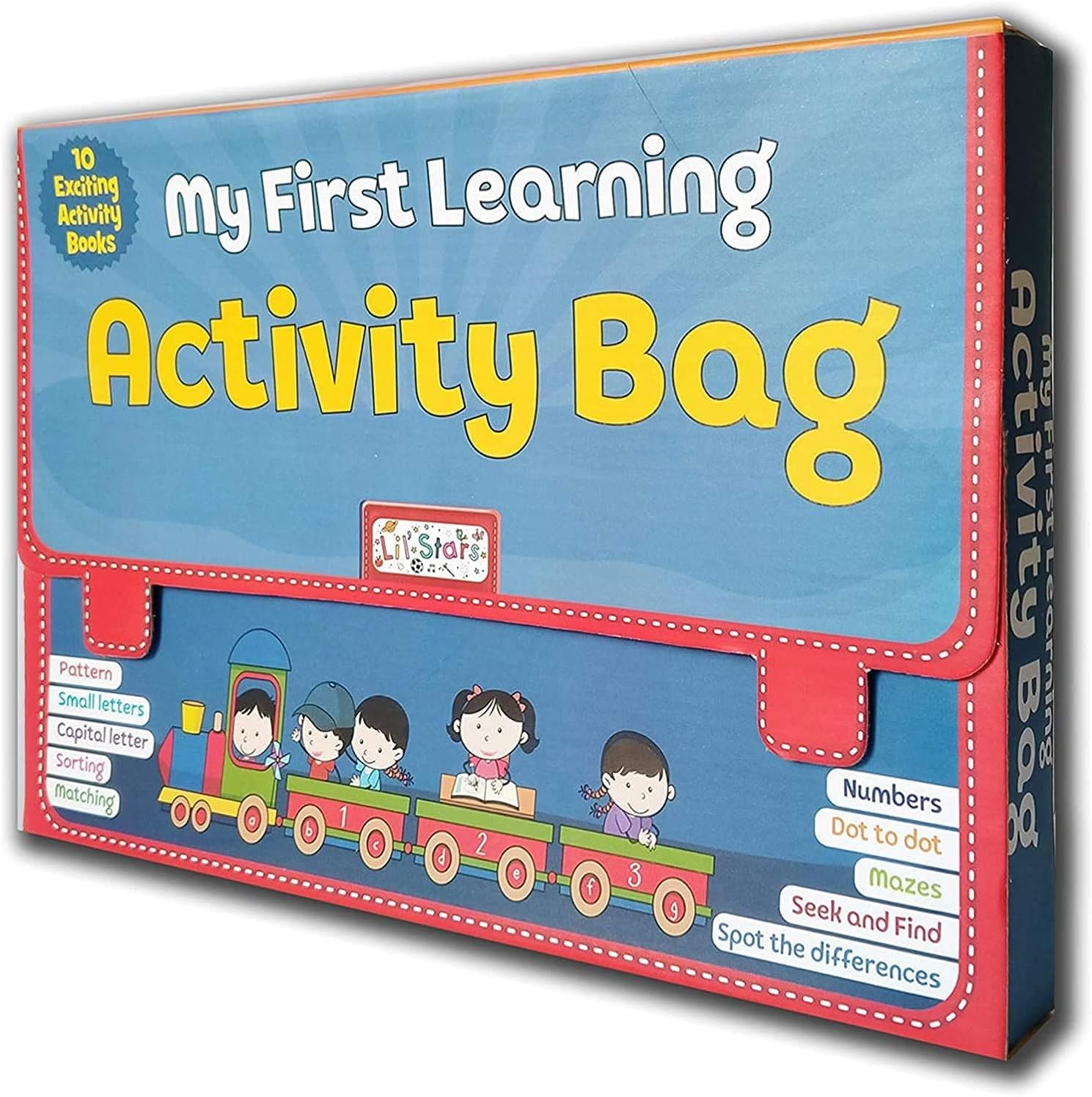 Pegasus My First Learning Pre School Bag - Set of 10 Activity Books ...
