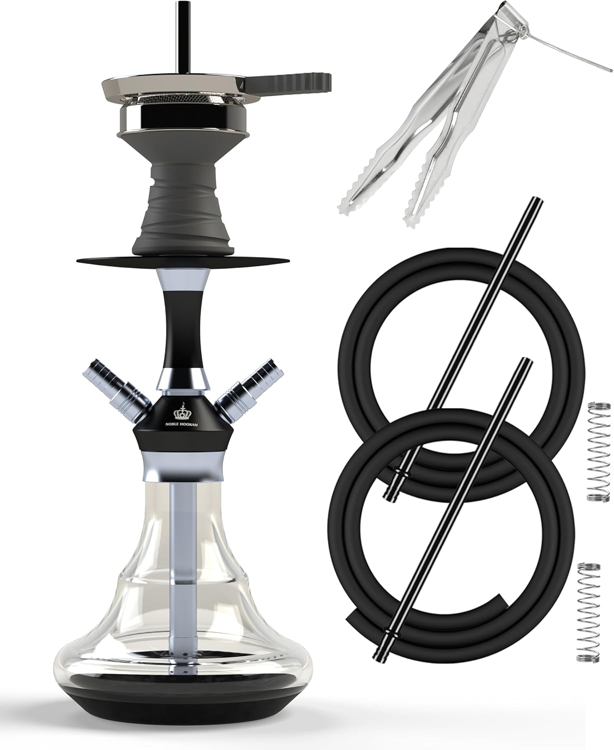 NOBLE HOOKAH Shisha Set Small Shisha Mini Shisha to Go with High ...