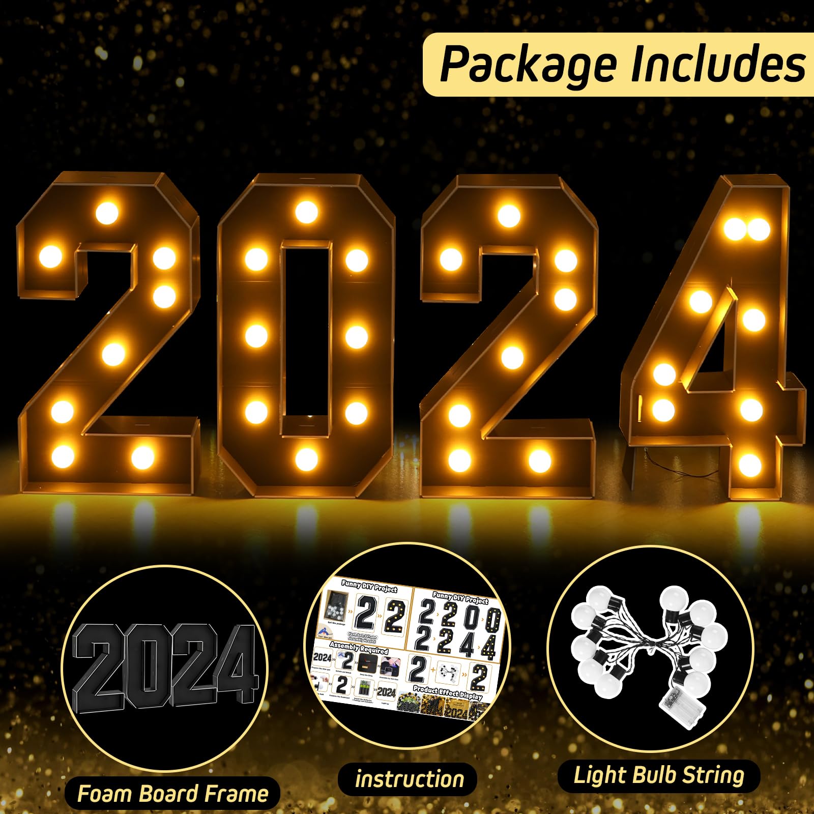 Snapklik.com : Staraise Graduation Decorations Class Of 2024-2FT Large ...