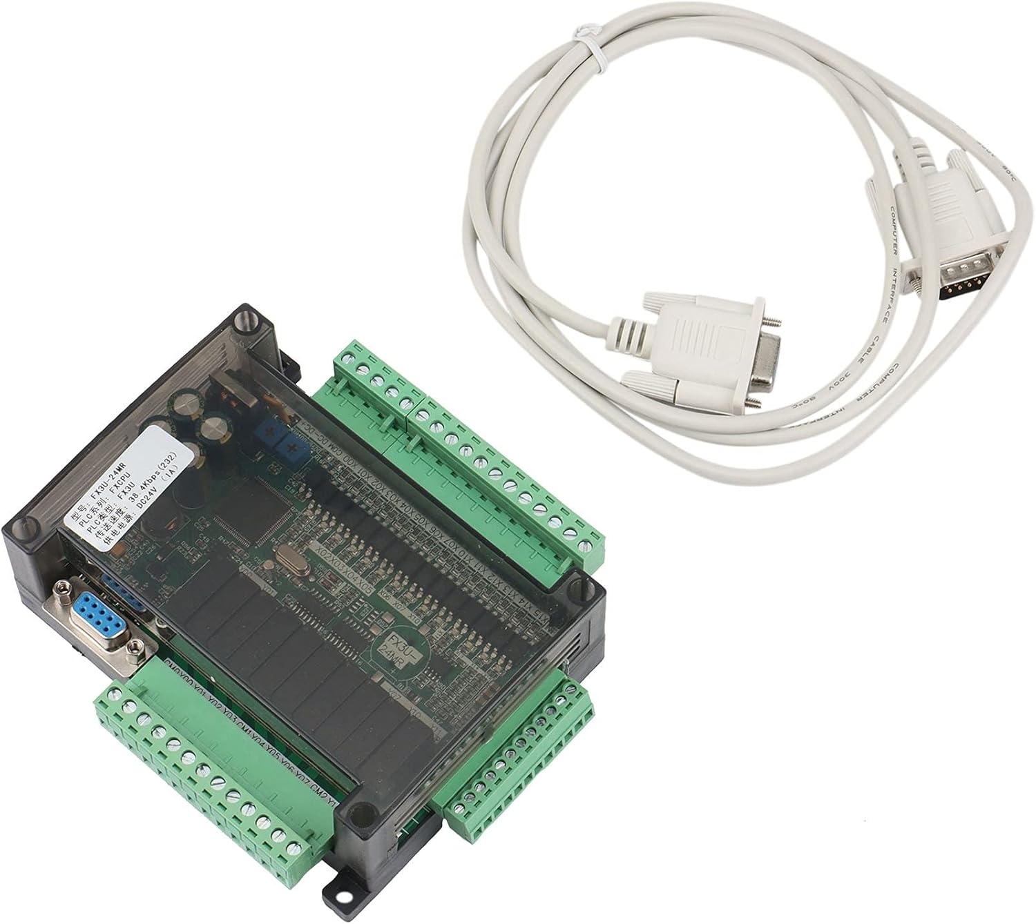 Amazon.co.jp: lucka 1 set, PLC industrial control panel, FX3U-24MR high ...