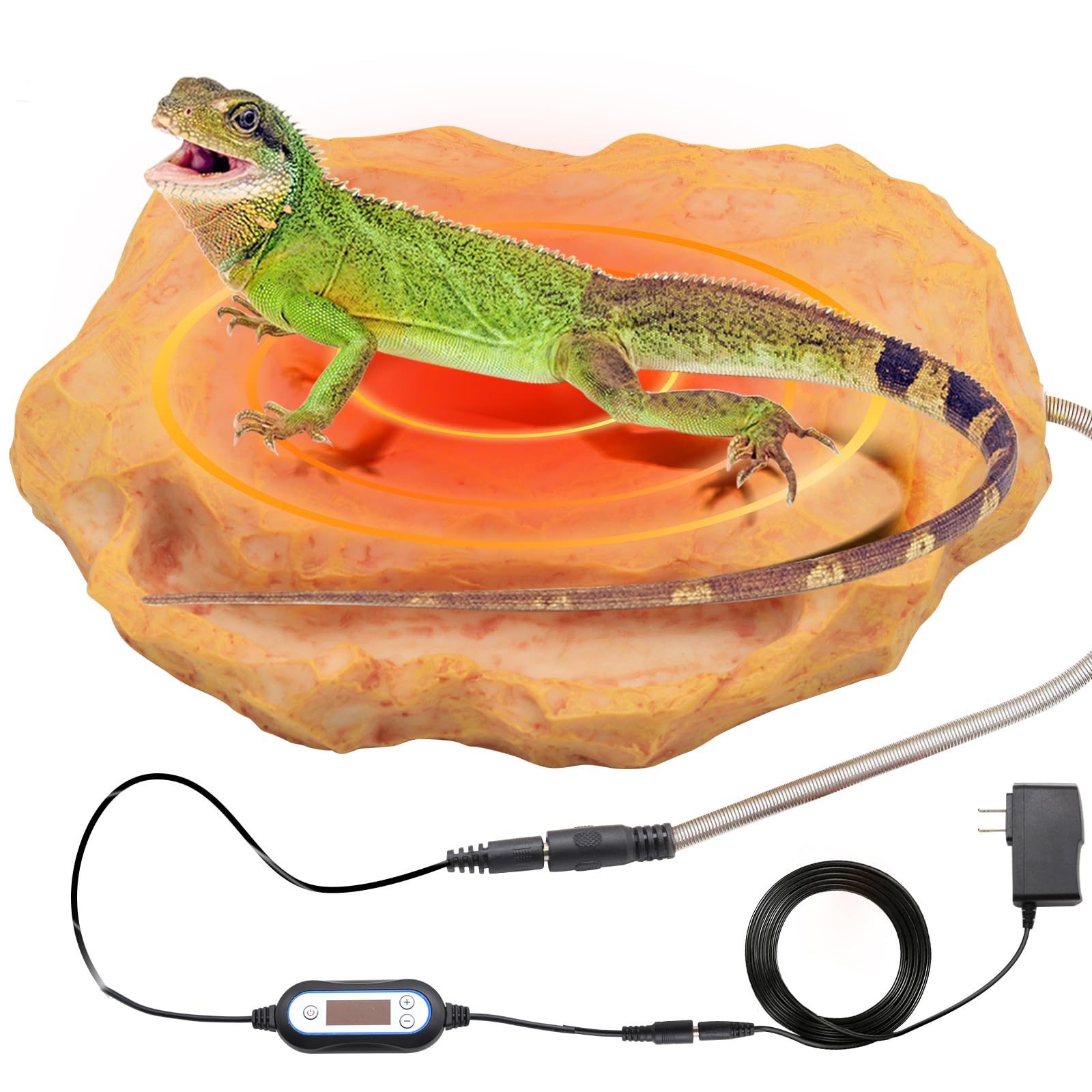 Reptile Heating Rock Thermostatically Controlled Reptile Heating Rock