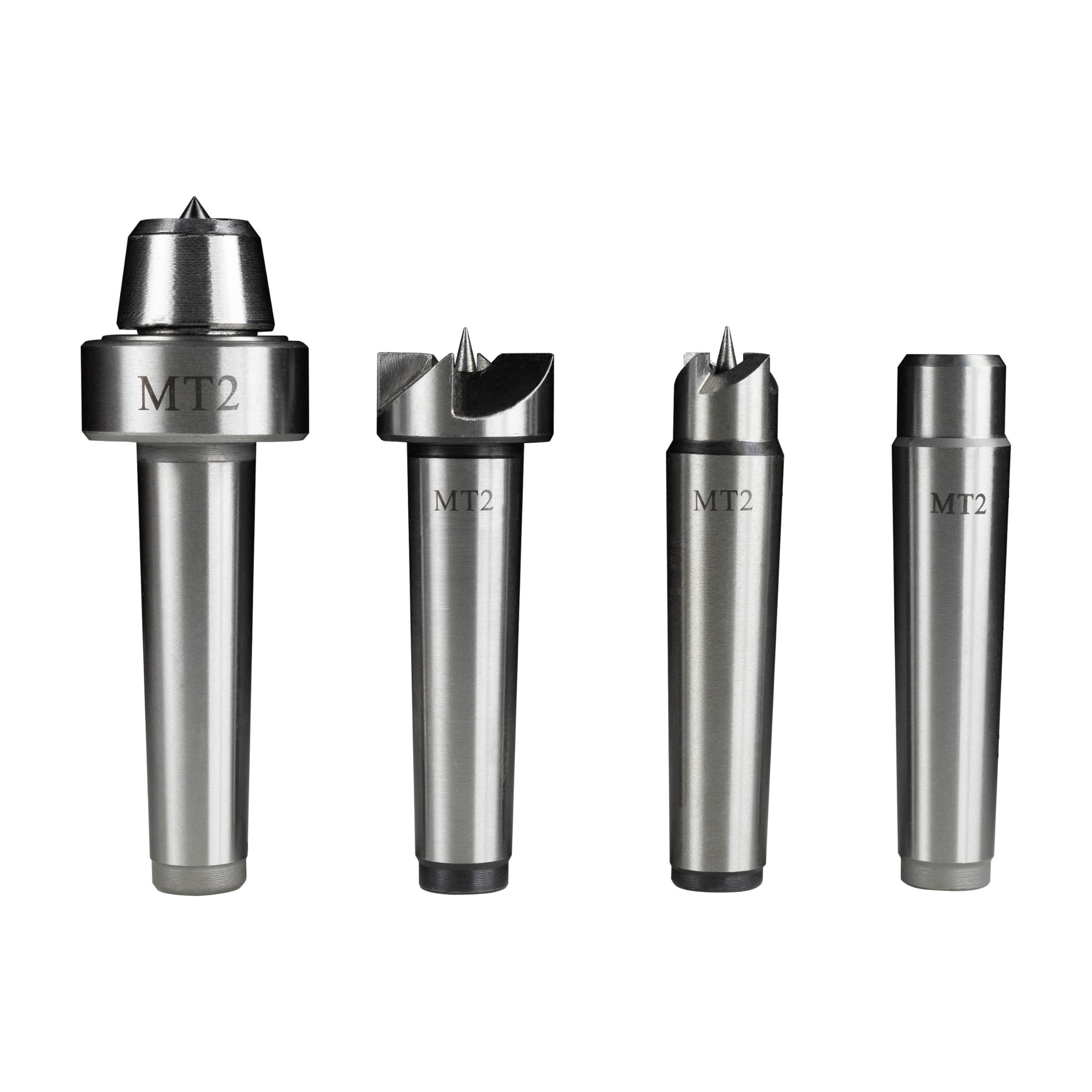 MT2 Wood Lathe Set 4-Piece MT2 Wood Lathe Live Center Set - Drive Spur ...