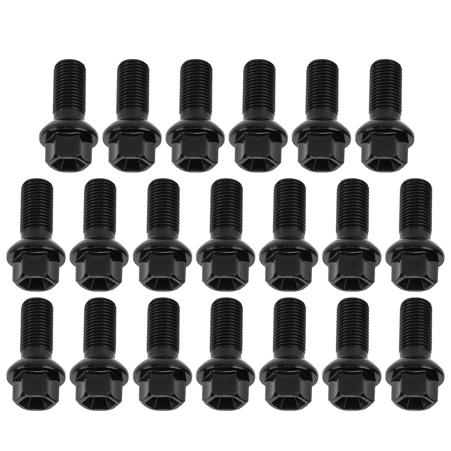 Amazon.co.jp: ホイール ラグボルト ナット 20個ホイール ラグボルト スタッド 0009904907 0009906707 ...