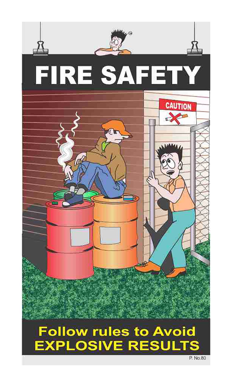 Posterkart Fire Safety Poster - Fire Safety, 66 cm x 36 cm x 1 cm ...