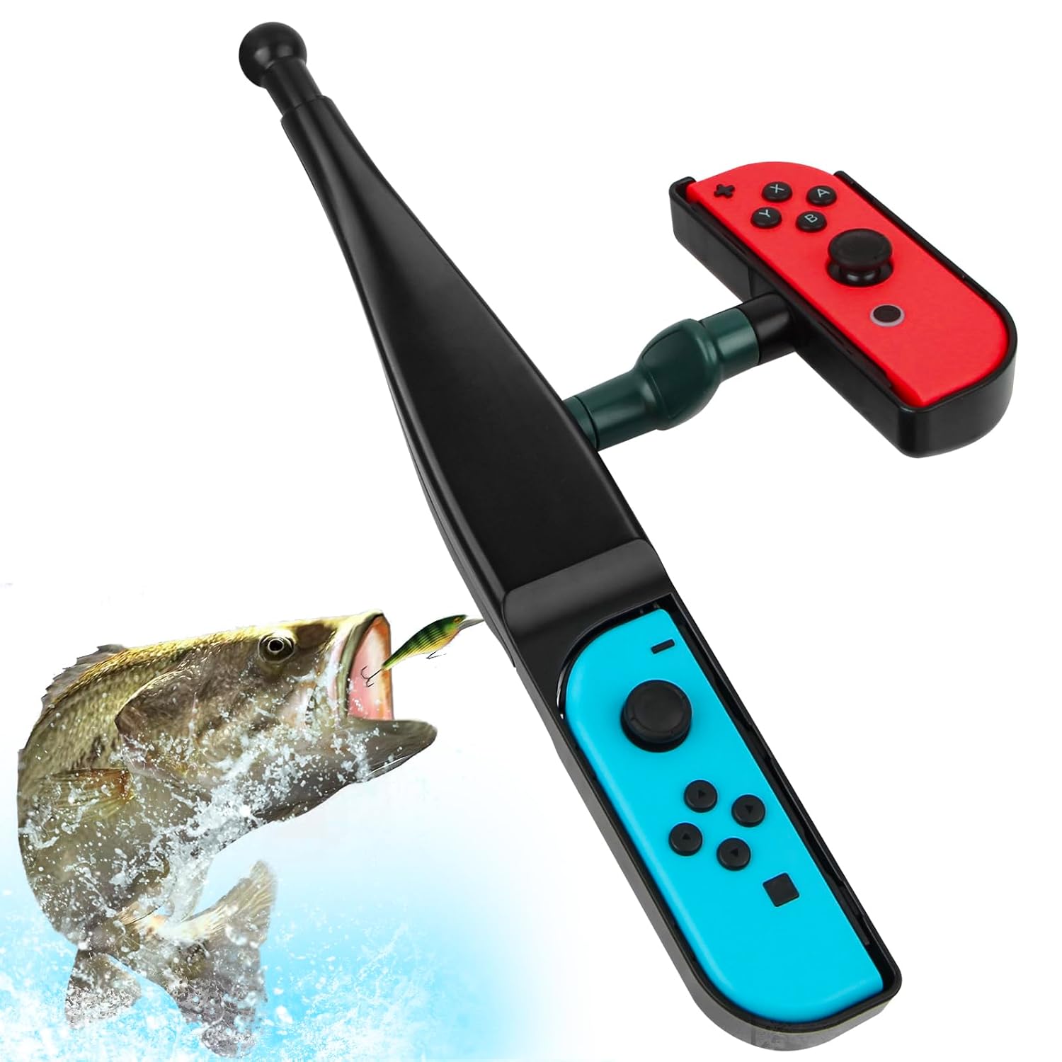 Amazon.com: JoyHood Fishing Rod for Switch/Switch OLED, Fishing Game ...
