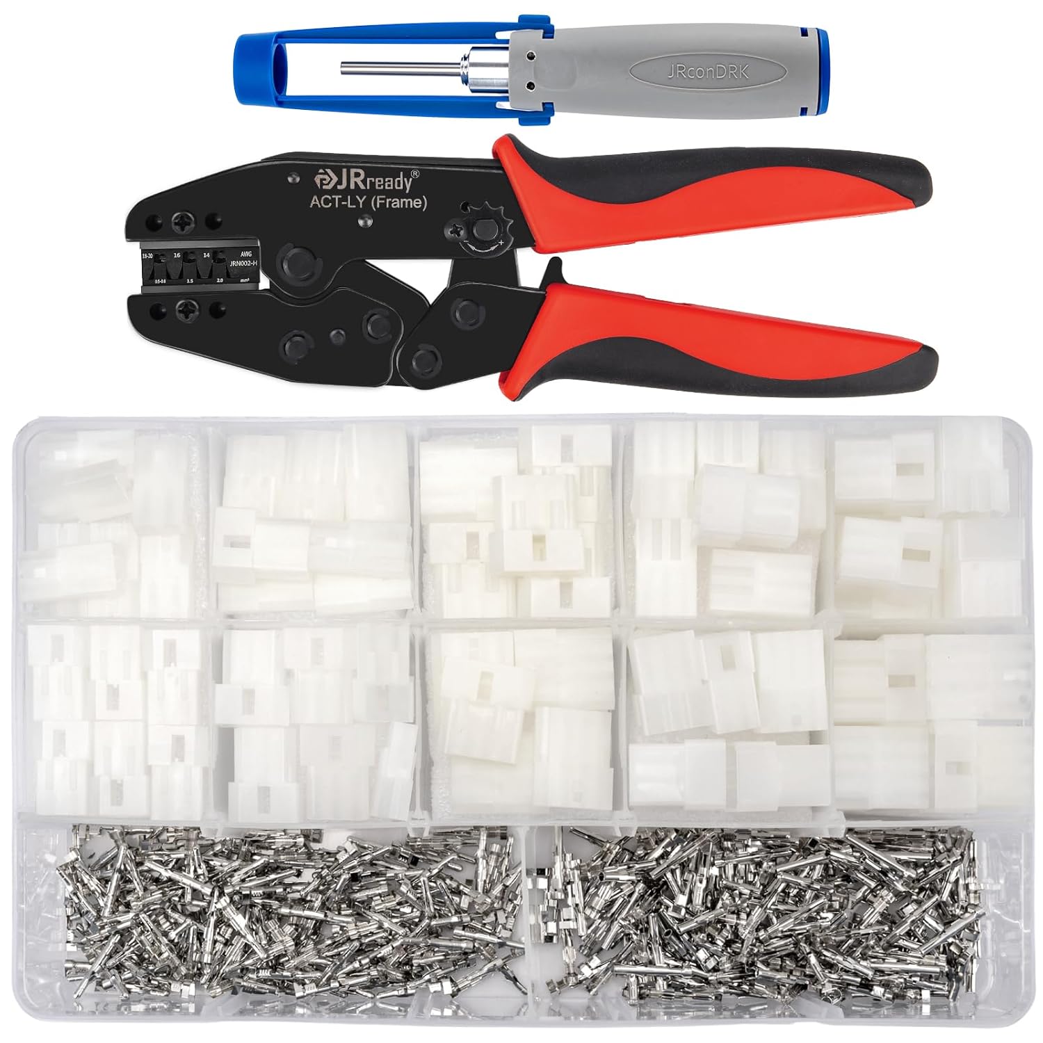 Amazon.com: JRready ST6479 382Pcs Electrical Connector Housing Kit - 2 ...