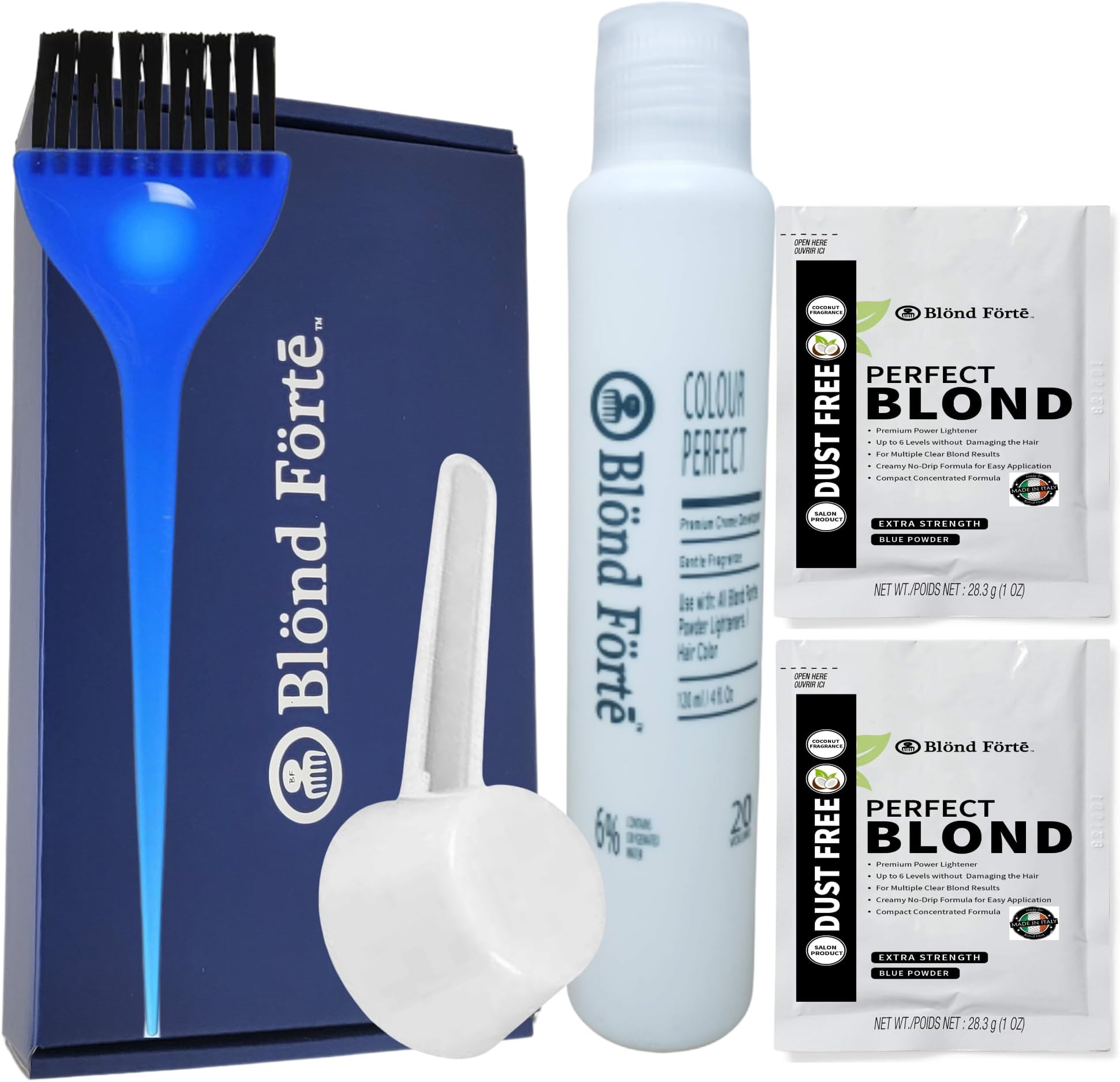 Amazon.com : Perfect Blonde Hair Bleach Toner Lightener Powder ...