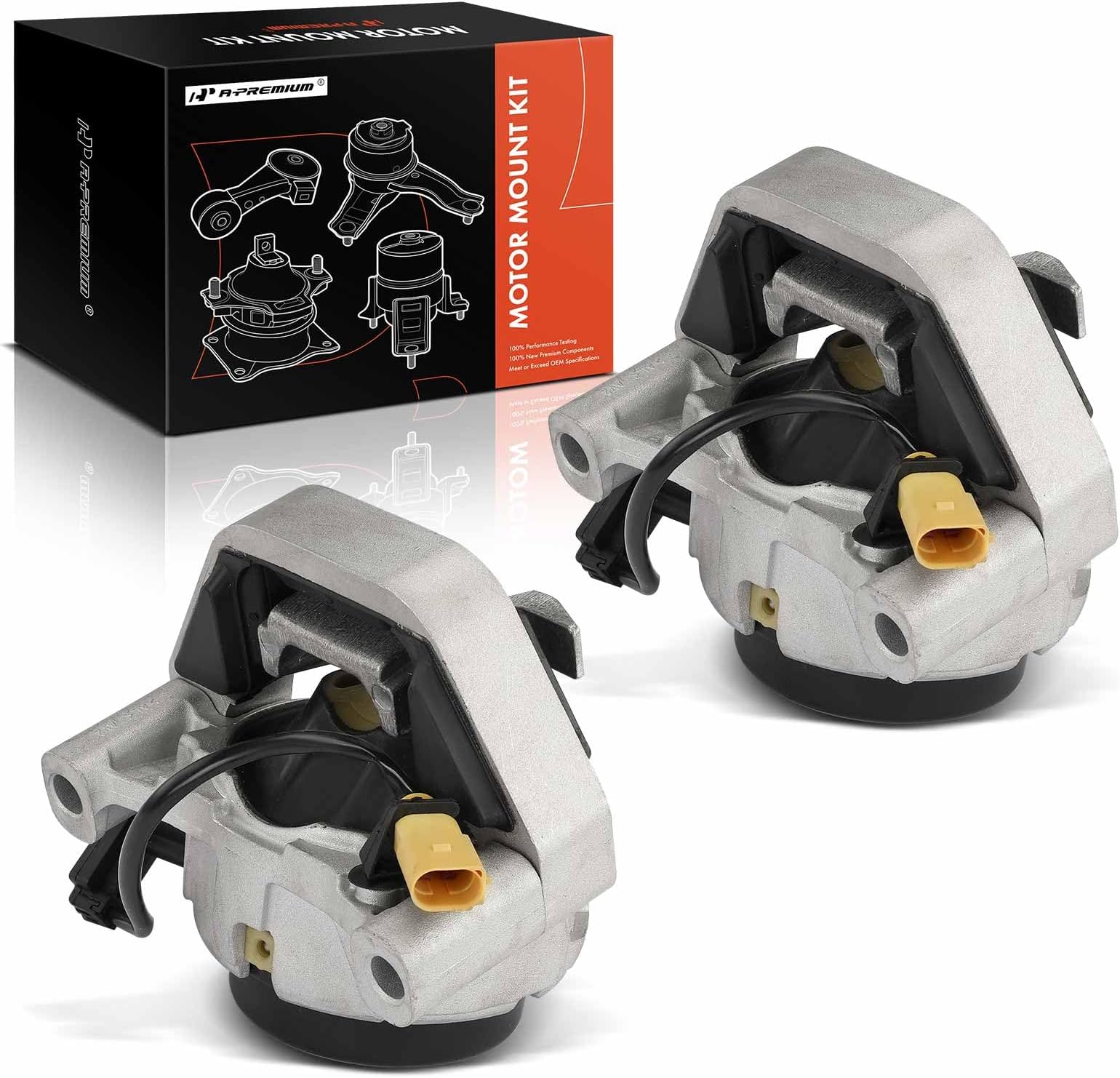 Amazon.com: Silscvtt Left & Right Engine Mounts Mounting Kit 4G0199381H ...