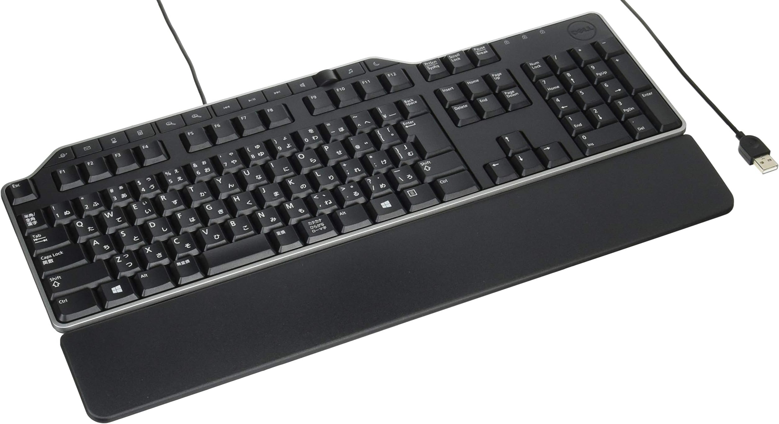 Amazon.com: Dell Wired Keyboard with USB Hub, Palmrest, Multimedia Keys ...