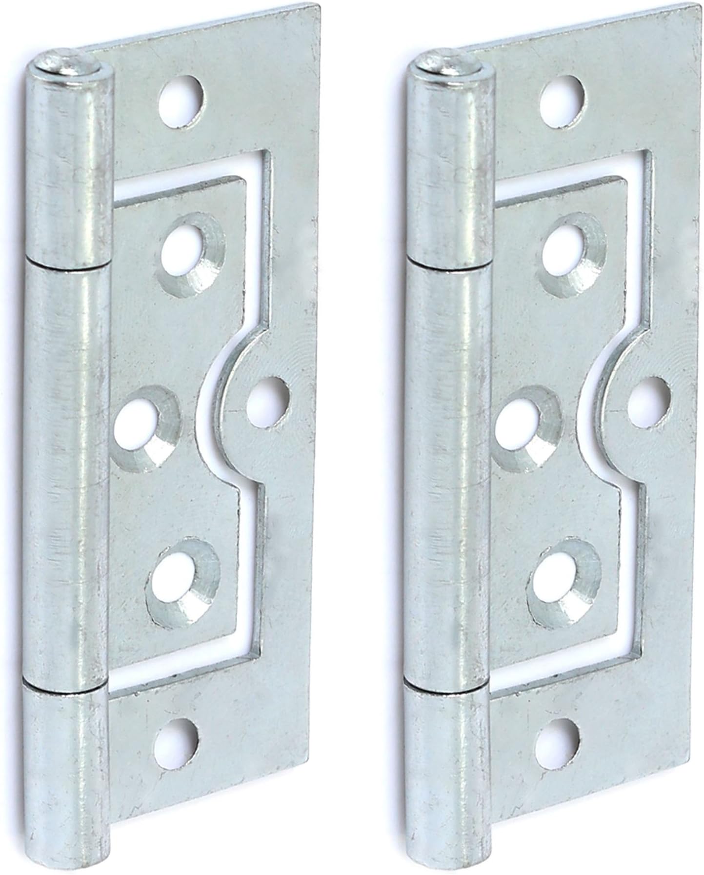 25 Pairs of Silver 75mm/3" Flush Door Hinges : Amazon.co.uk: DIY & Tools
