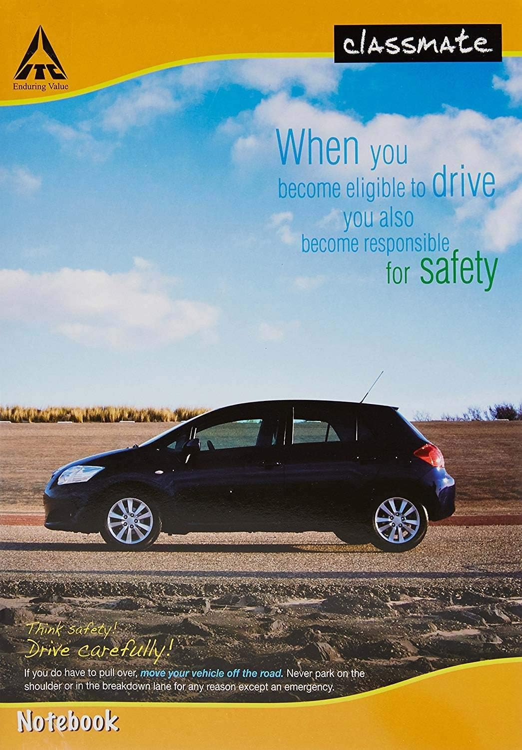 Classmate Long Notebook - A4, Soft Cover, 140 Pages, Unruled : Amazon ...