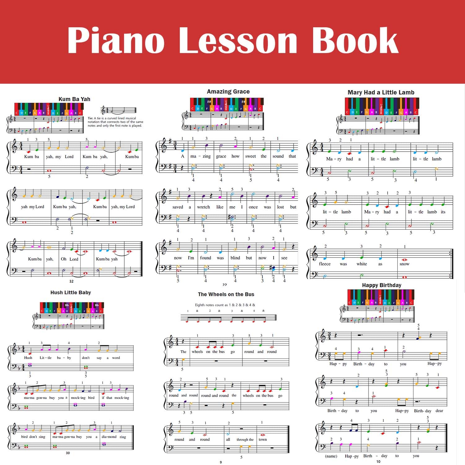 Snapklik.com : Beginner Piano Lesson Book, Suitable For All Levels ...