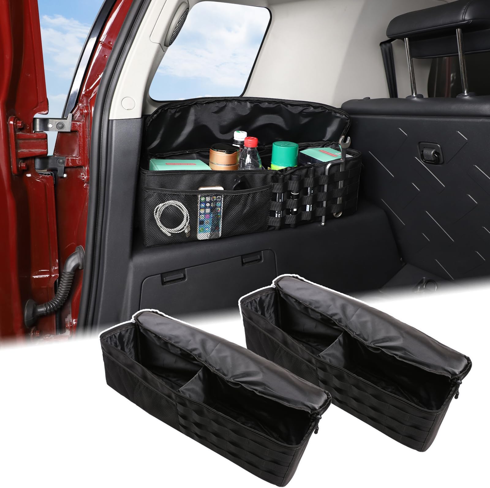 Amazon.com: HIRUFAIT Car Trunk Organizer Side Window Storage Bag for ...