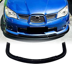 Front Spoiler Lower Lip Splitter Kit For Subaru Impreza WRX STI 2006 ...