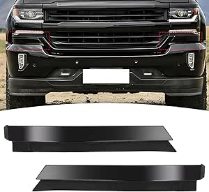 Amazon.com: 2pcs Front Bumper Filler Panel Compatible With 2016-2018 ...