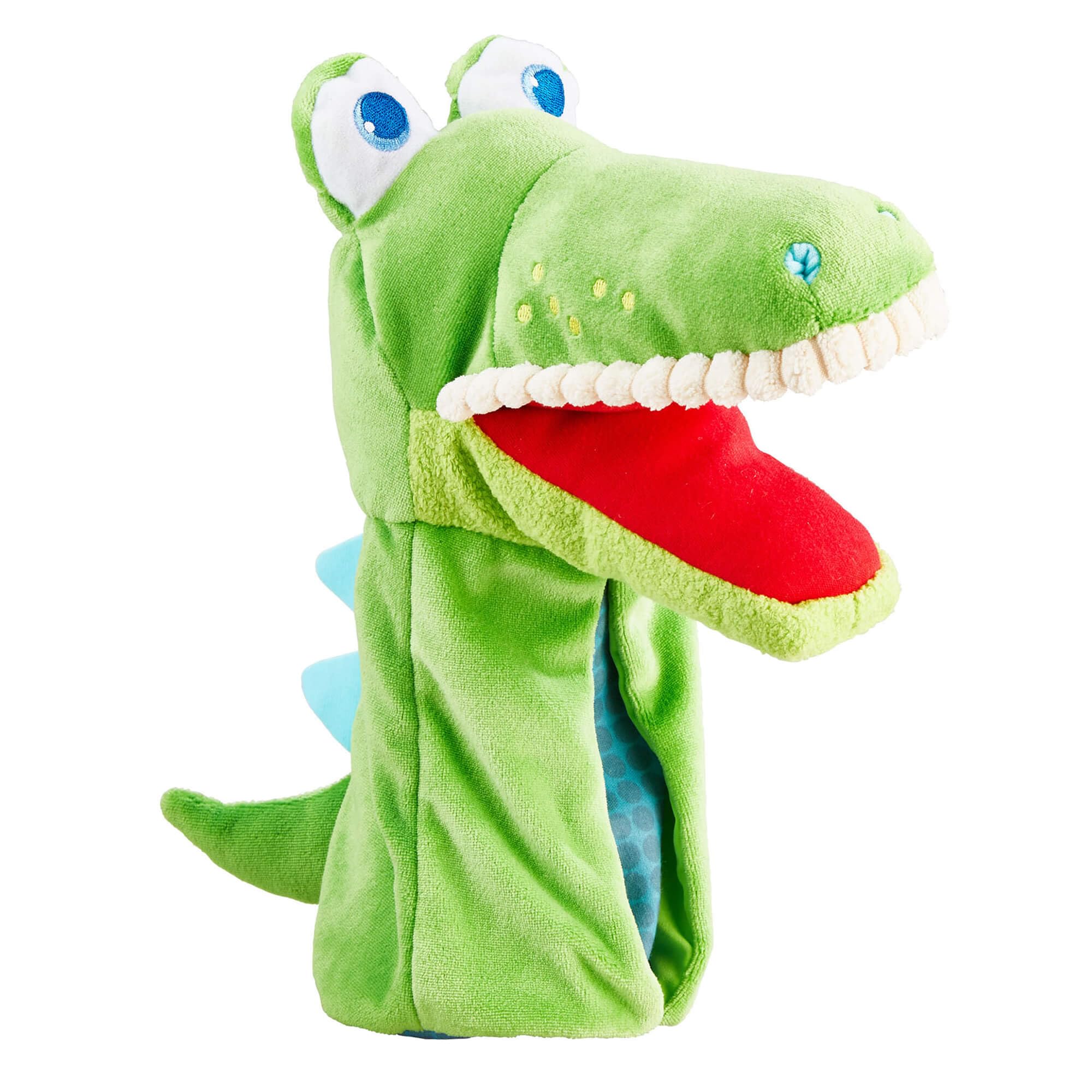 Snapklik.com : HABA Glove Puppet Eat It Up Croco - Hand Puppet