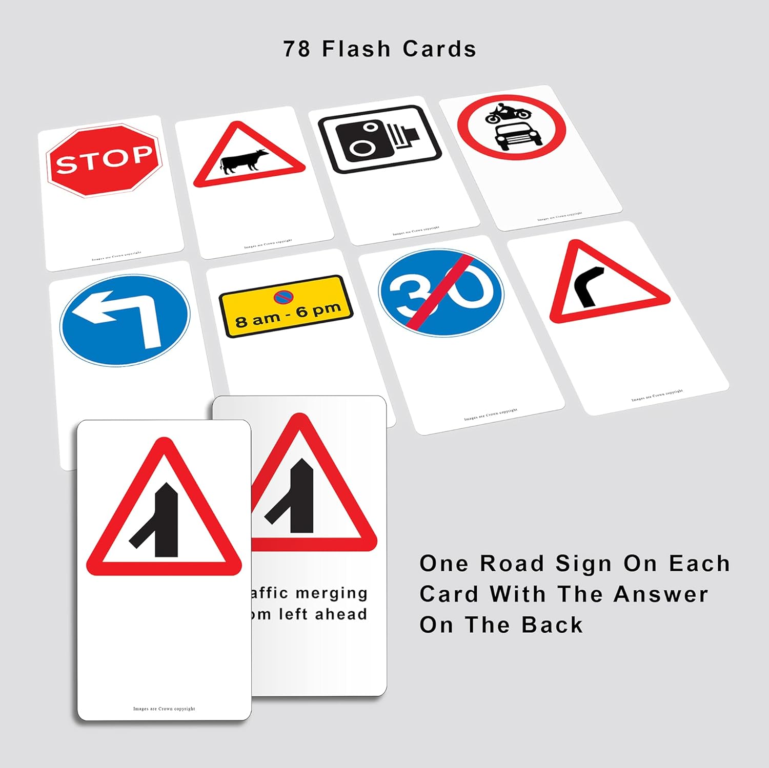 78 Road Signs Flash Cards – Know Your Road Signs and Pass Your UK ...