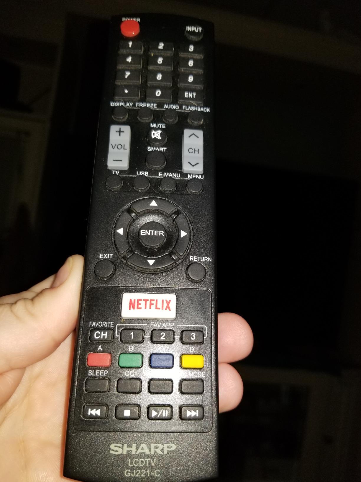 Amazon.com: GJ221-C Remote Control Compatible with Sharp LED HDTV LC ...