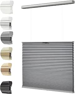 Amazon.com: Persilux Custom Size Top Down Bottom Up Blackout Cellular Cordless Shades & Blinds ...