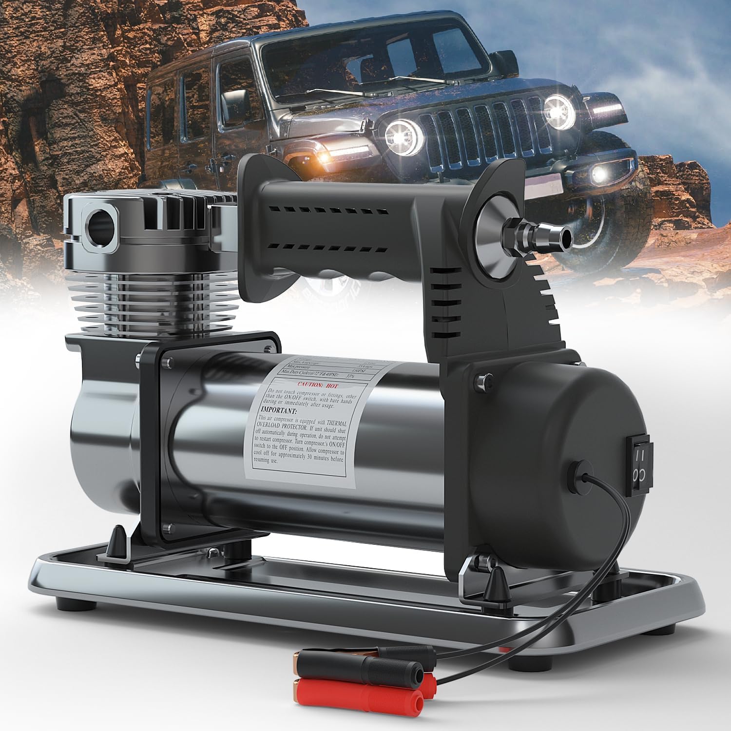 Amazon.com: NBXPOW 400P DC12V Portable Inflate Air Compressor,air Pump ...