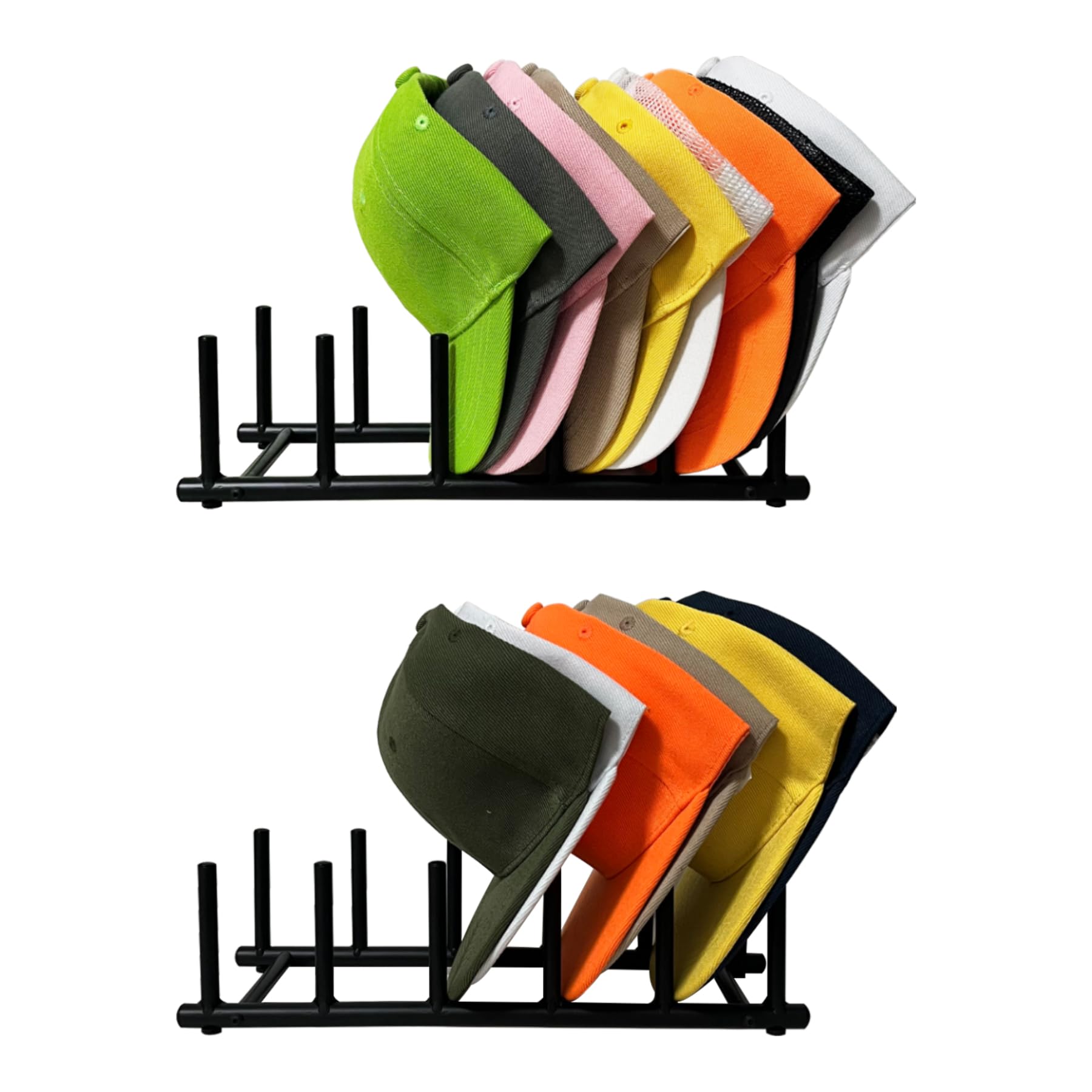 Amazon.com: AAQR 2 Pack Hat Racks for Baseball Caps, Compact Hat ...