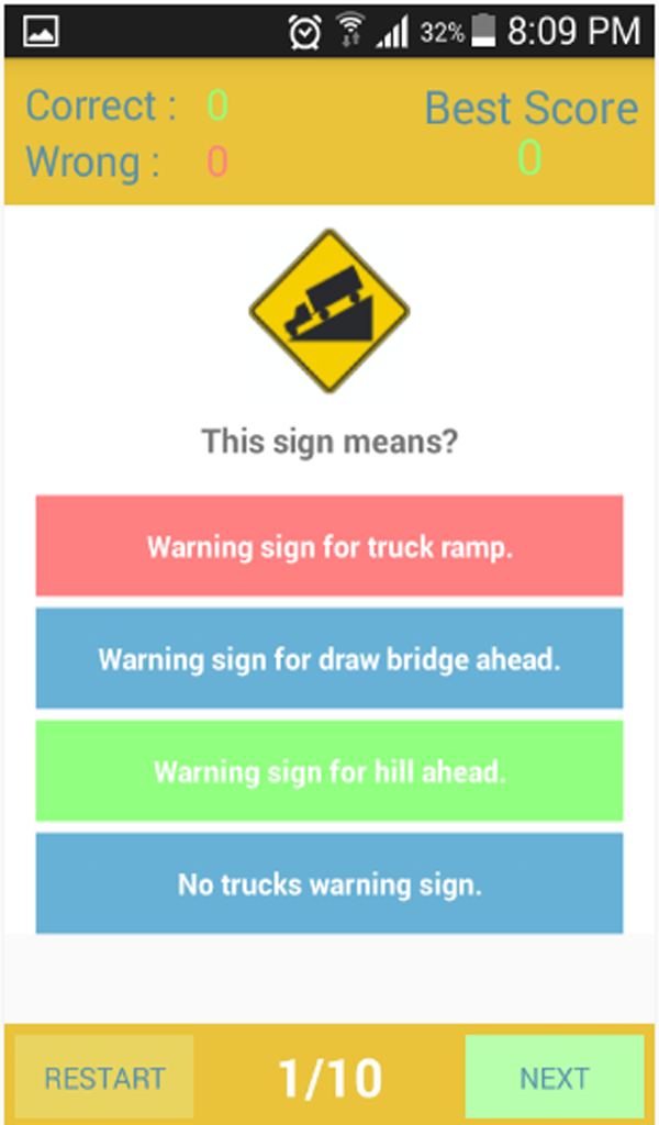 Alabama DMV practice Test 2016 - App on Amazon Appstore