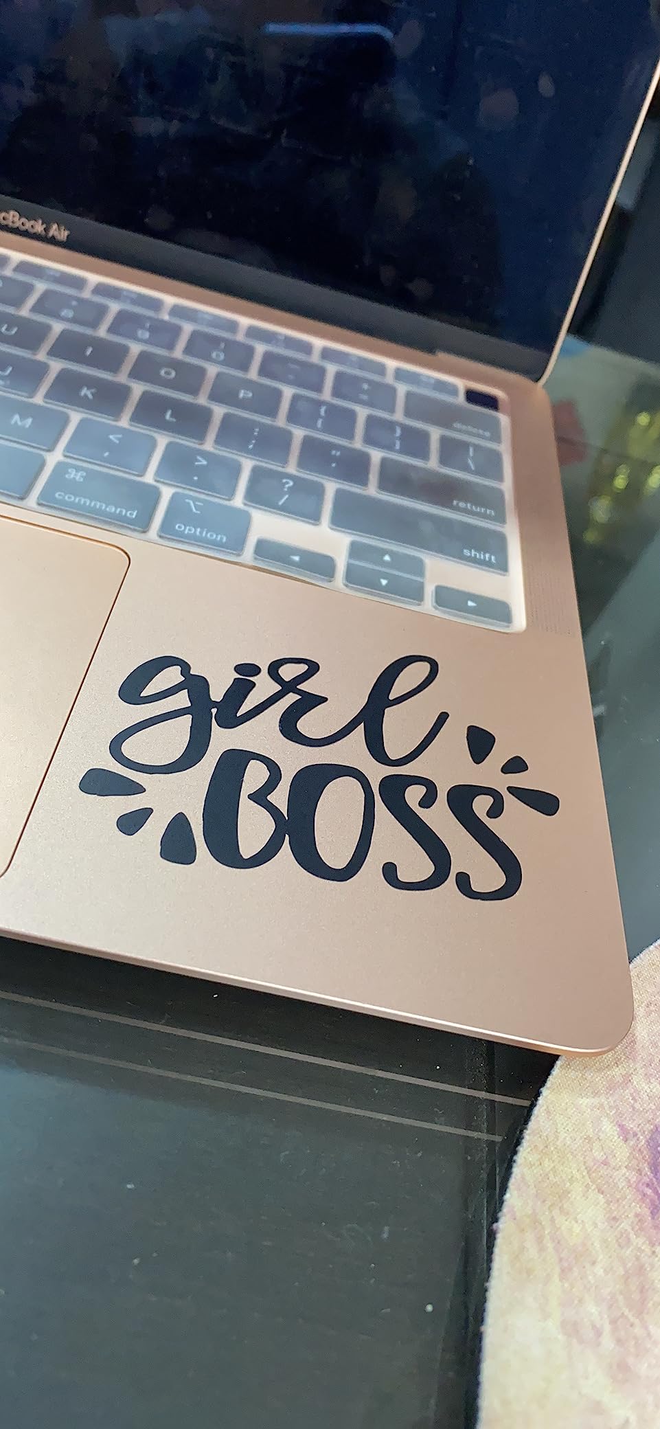 ISEE 360® Girl Boss Trackpad Laptop Motivational Sticker Vinyl Decal ...