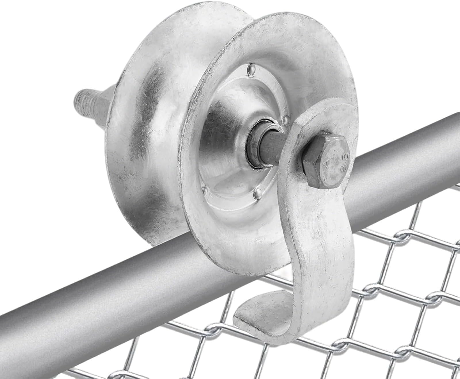 Amazon.com: Sliding Gate Rollers 5" Heavy Duty Galvanized Steel Track ...