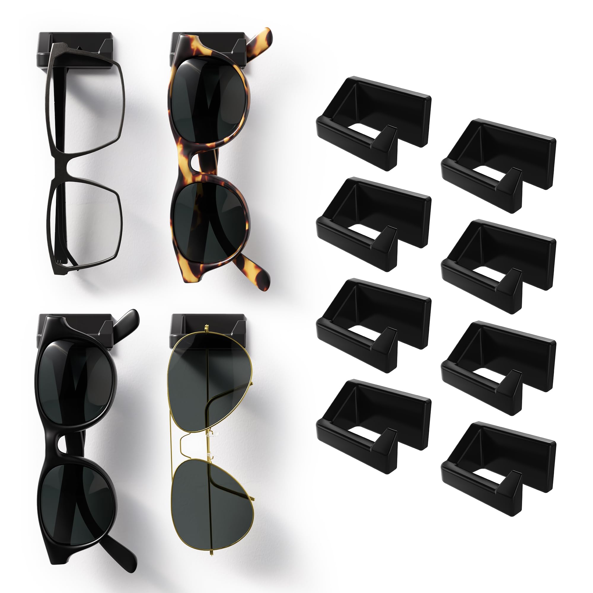 Amazon.com: MELEN Adhesive Sunglass Organizer Wall (8-Pack) - Strong ...