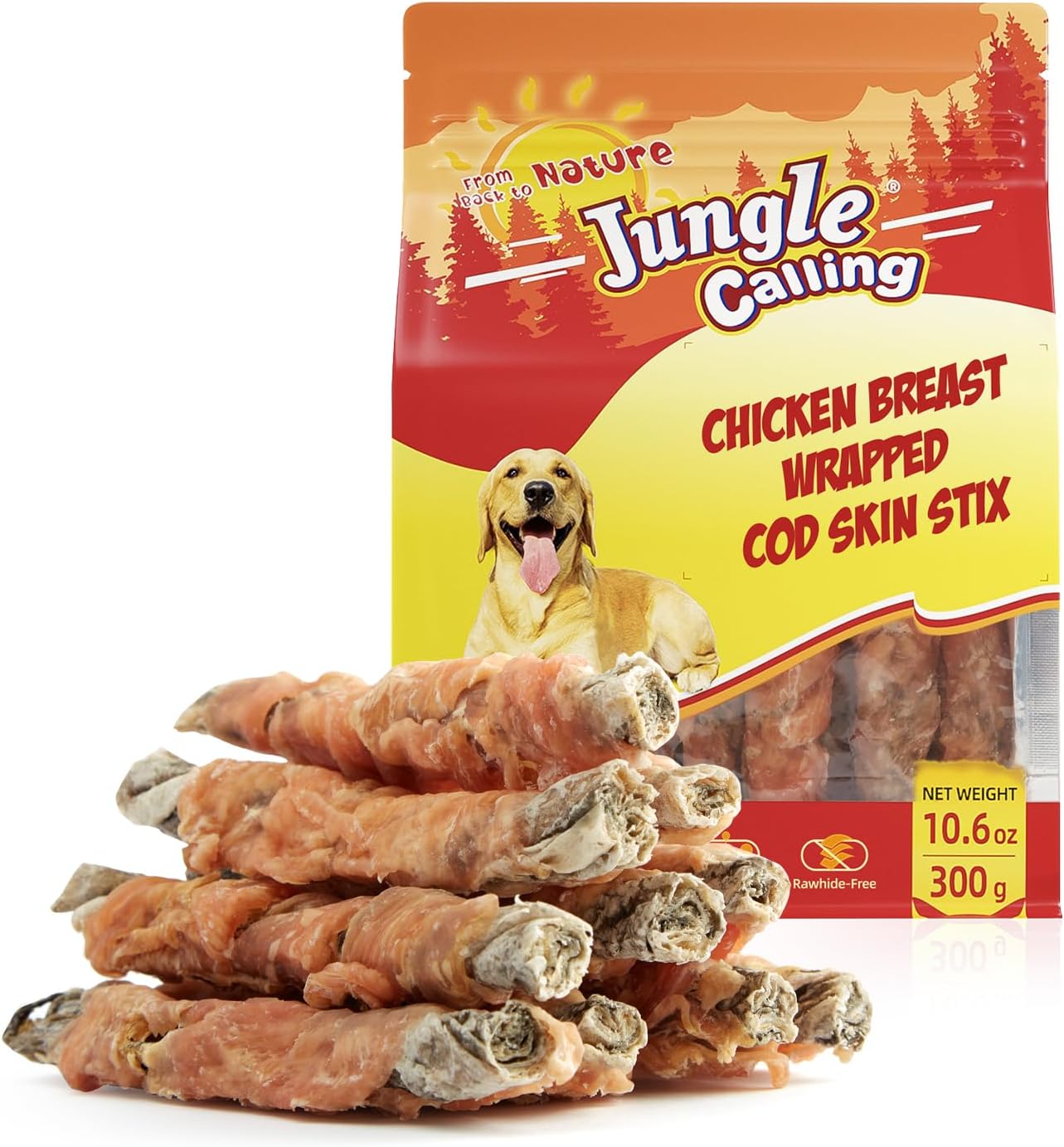 Amazon.com : Jungle Calling Dog Treats, High Protein Dog Chewy Treats ...