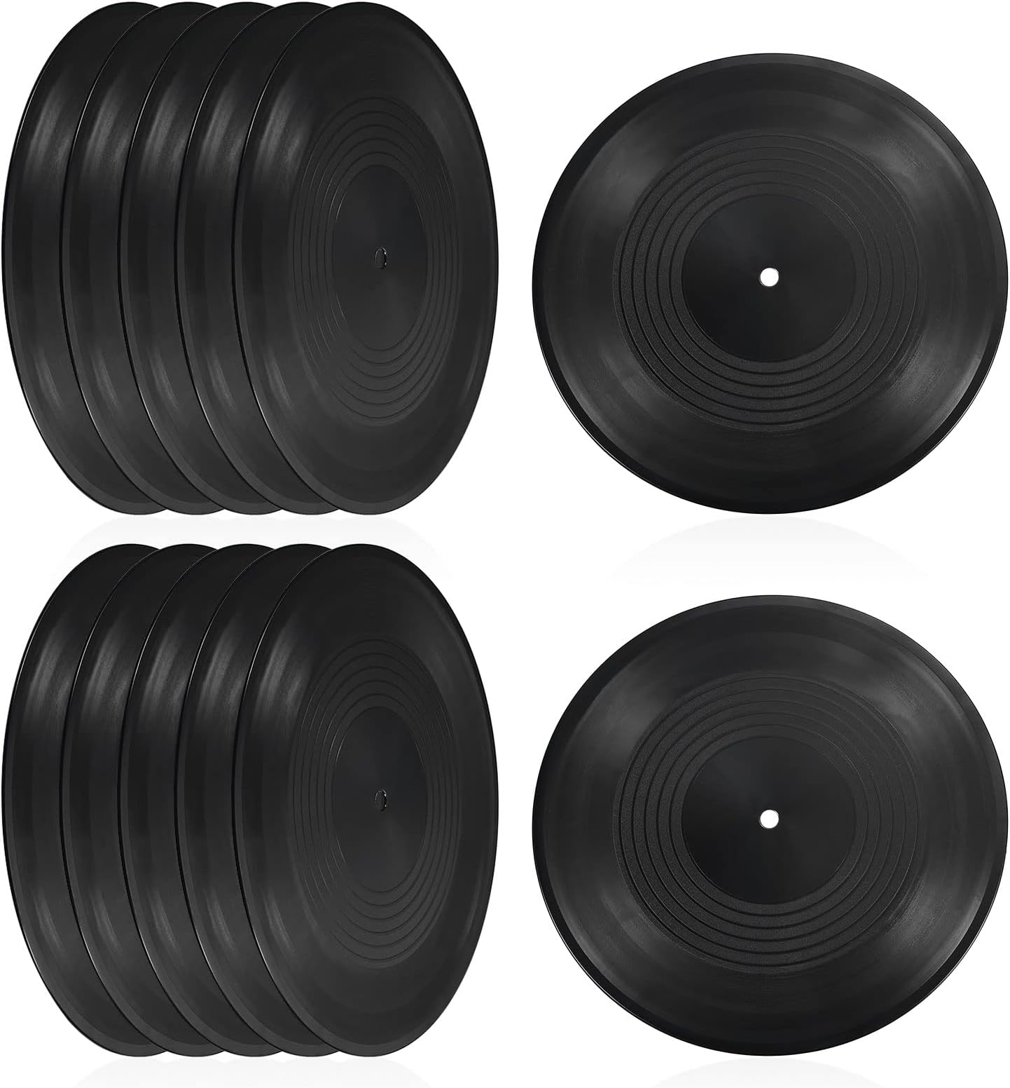 Amazon.com: PATIKIL Blank Vinyl Records, 12 Inch 20 Pack CD Fake Vinyl ...