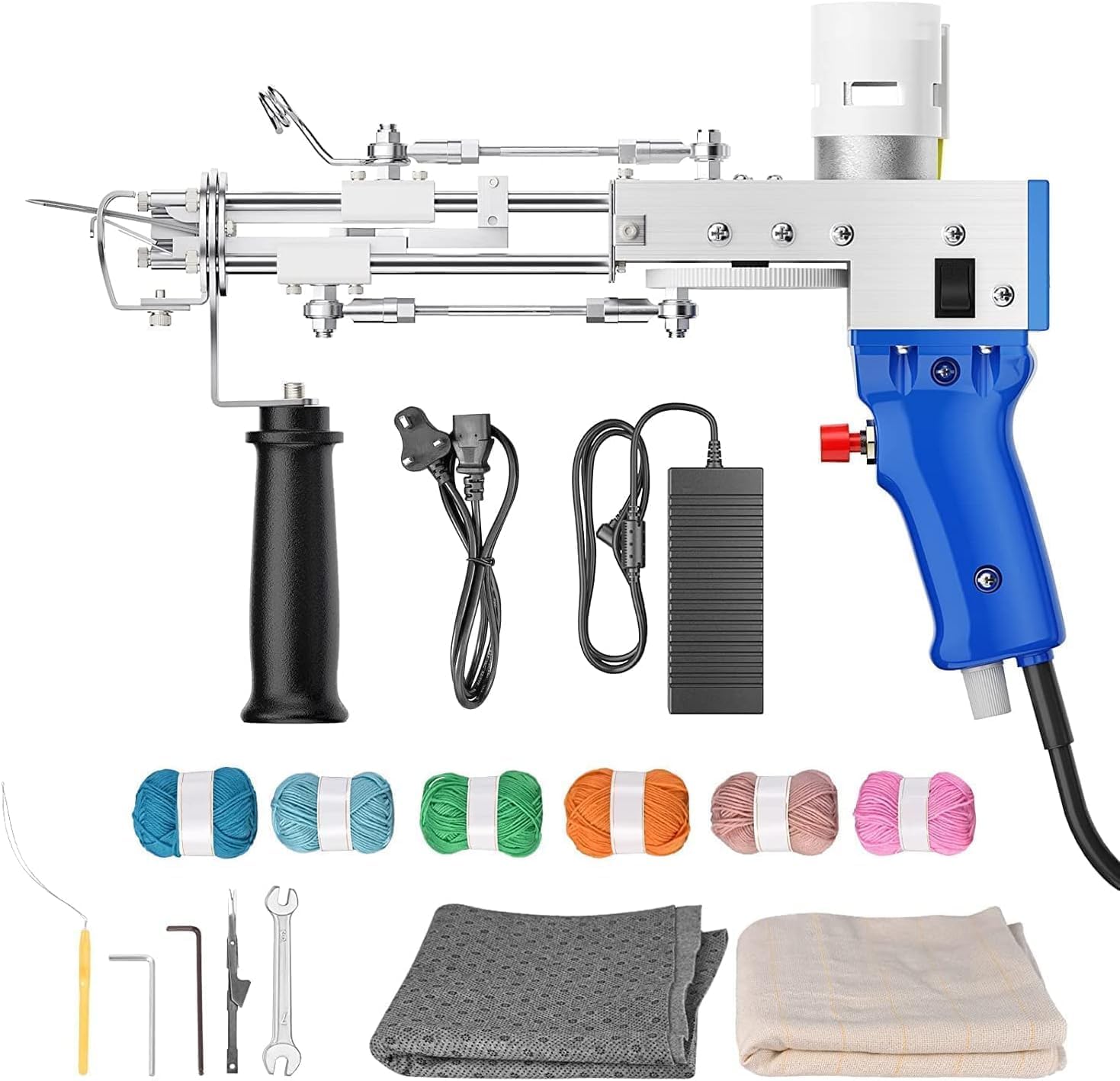 Potuem Tufting Gun Kit, Rug Tufting Gun 7-21 mm, Cut Pile Tufting Gun 5 ...