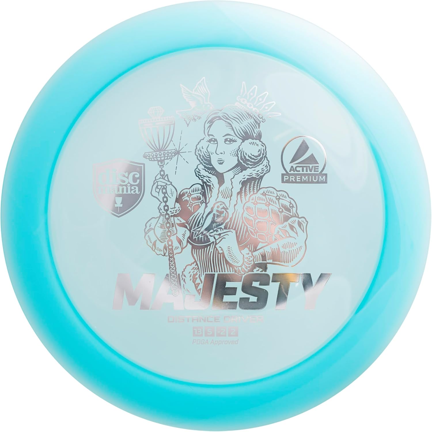 Amazon.com : Discmania Active Premium Majesty Disc Golf Distance Driver ...