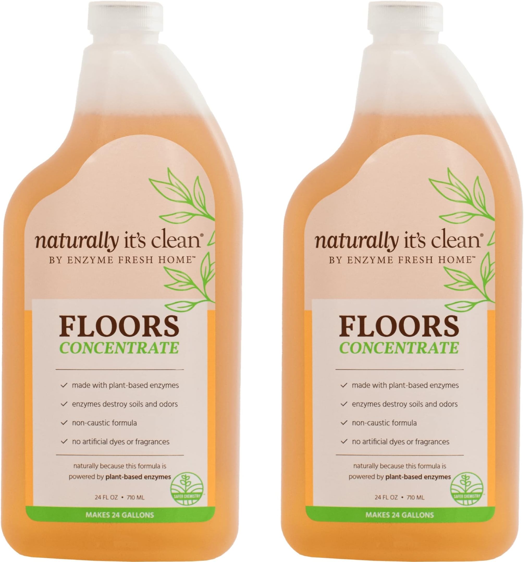 Amazon.com: naturally It's clean Floor Cleaner (Makes 24-Gallons) for ...