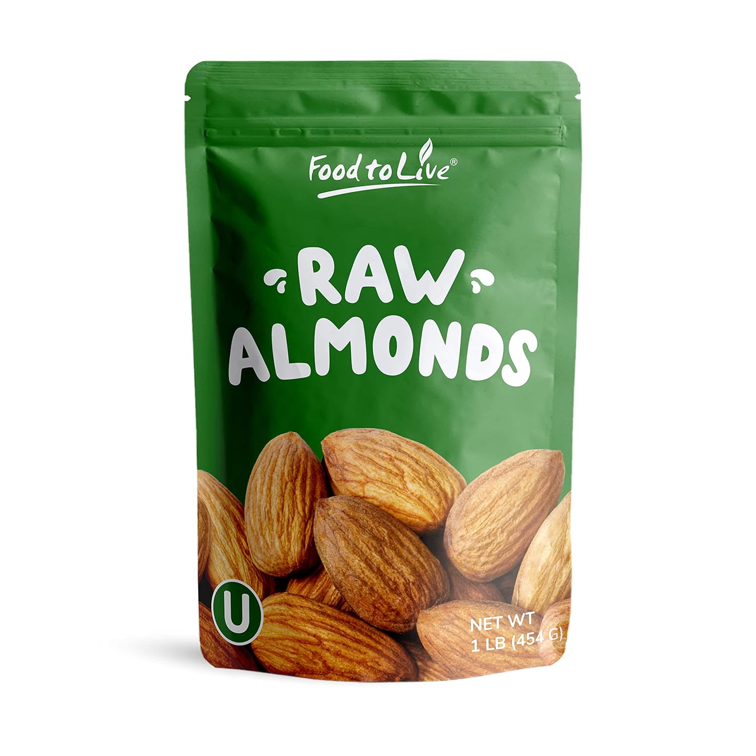 Amazon.com : Food to Live - California Almonds, 1 Pound Supreme, Whole ...