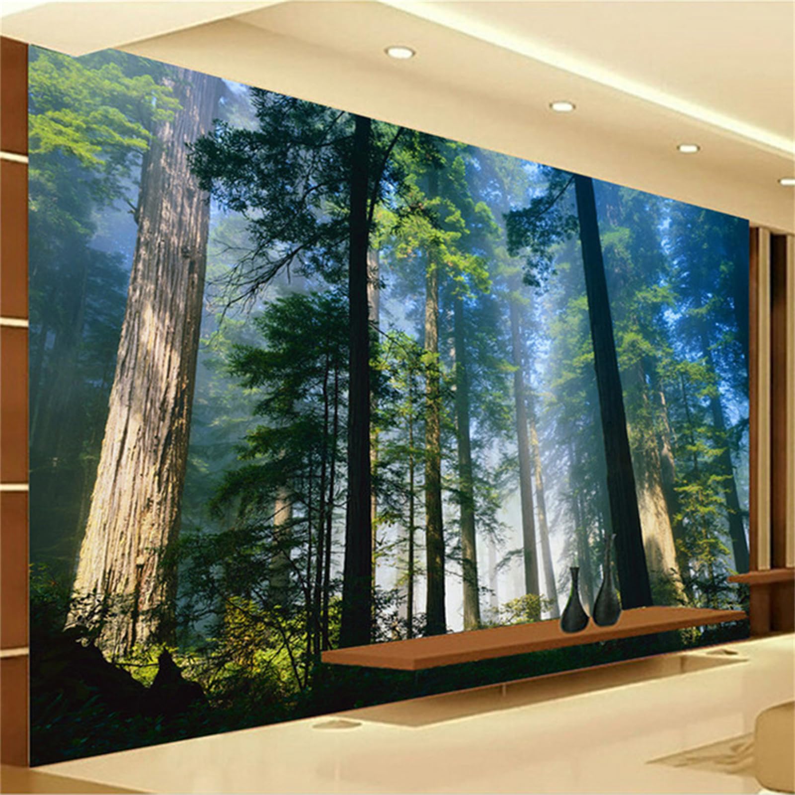 Calcomanías De Pared Con árboles Del Bosque