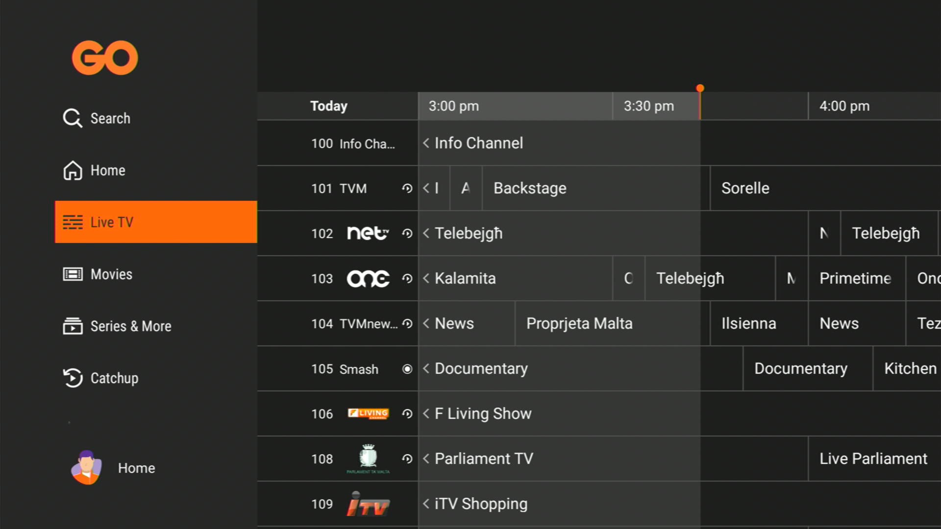 GO TV - App on Amazon Appstore